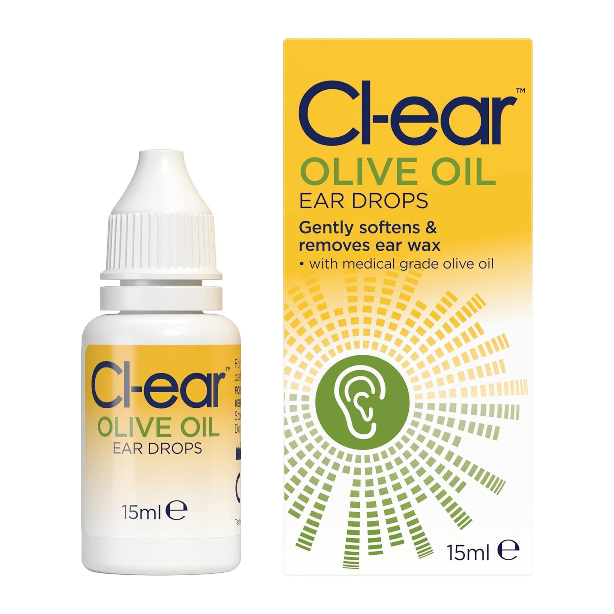 Cl-ear Olive Oil Ear Drops 15ml | Ear Care | Rowlands Online Pharmacy