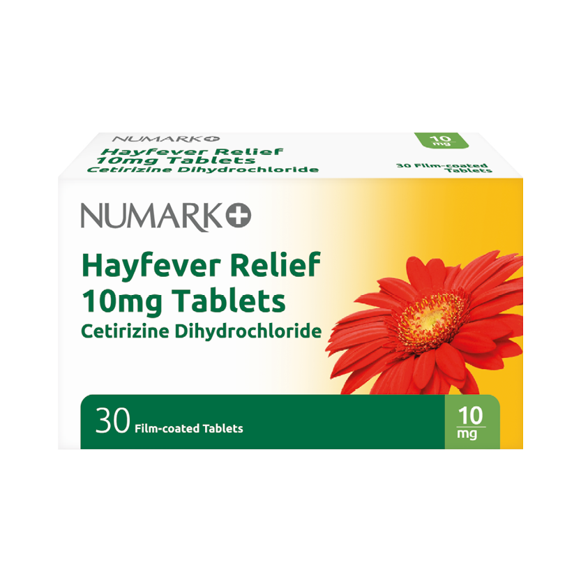 Numark Allergy Relief 10mg Tablets (Cetirizine) - 30 Tablets ...