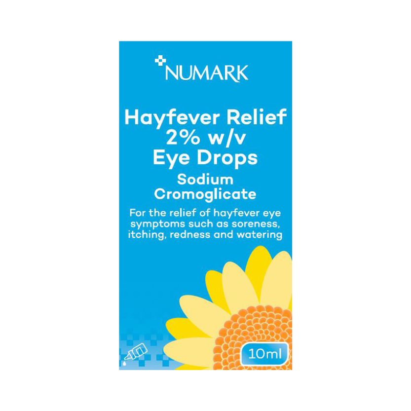 Numark Hayfever Relief 2% w/v Eye Drops 10ml | Allergies and Hayfever ...