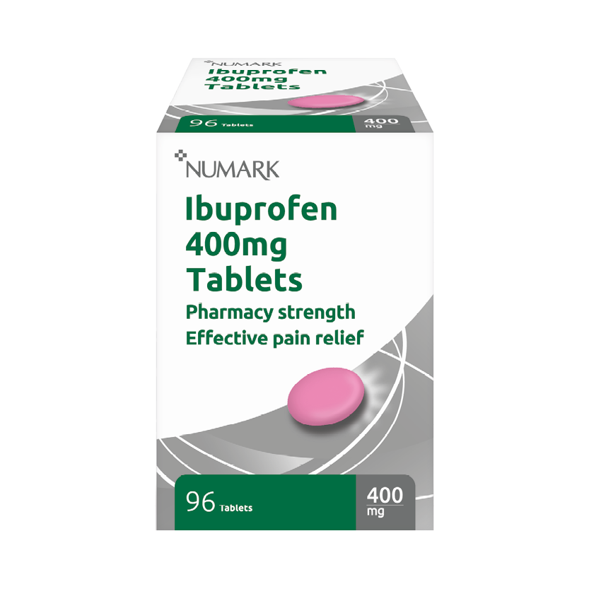 Numark Ibuprofen 400mg Tablets | Pain Relief | Rowlands Online Pharmacy