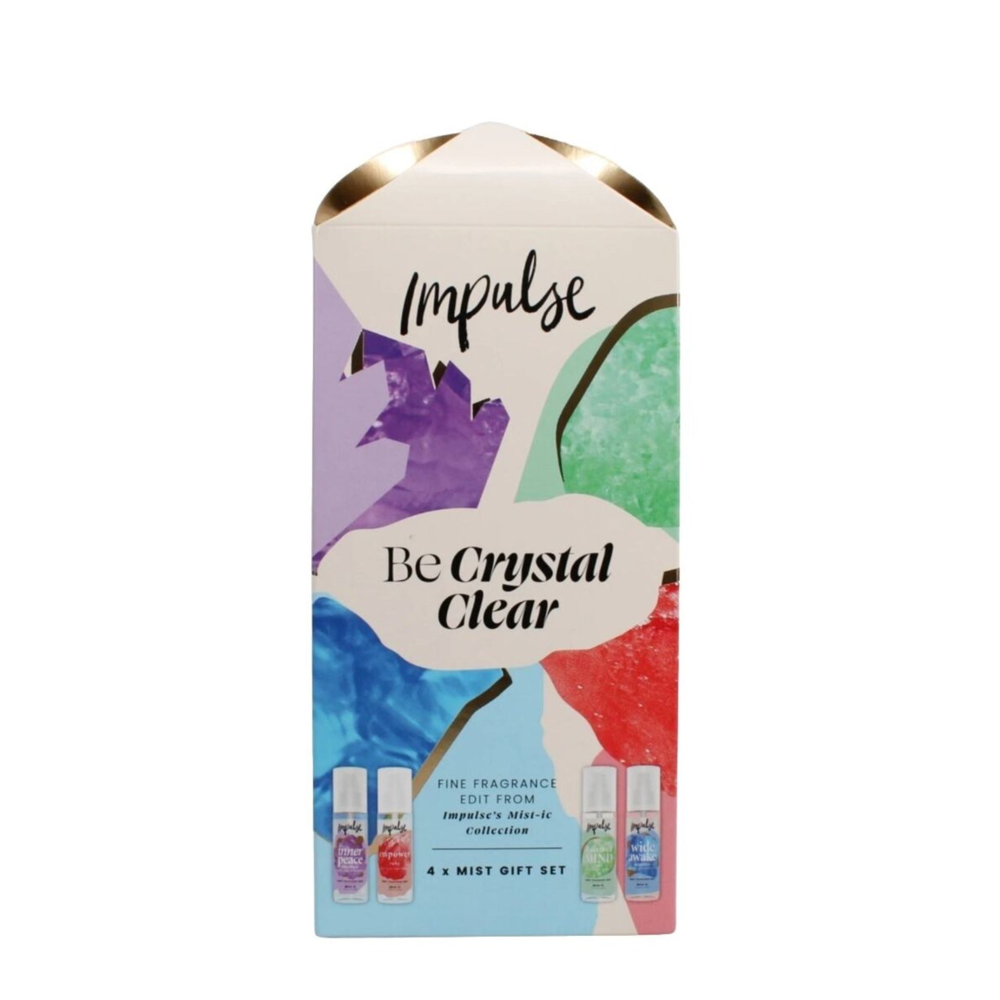 Impulse Be Crystal Clear Body Mist Gift Set 150ml 4PC | Gift Sets ...