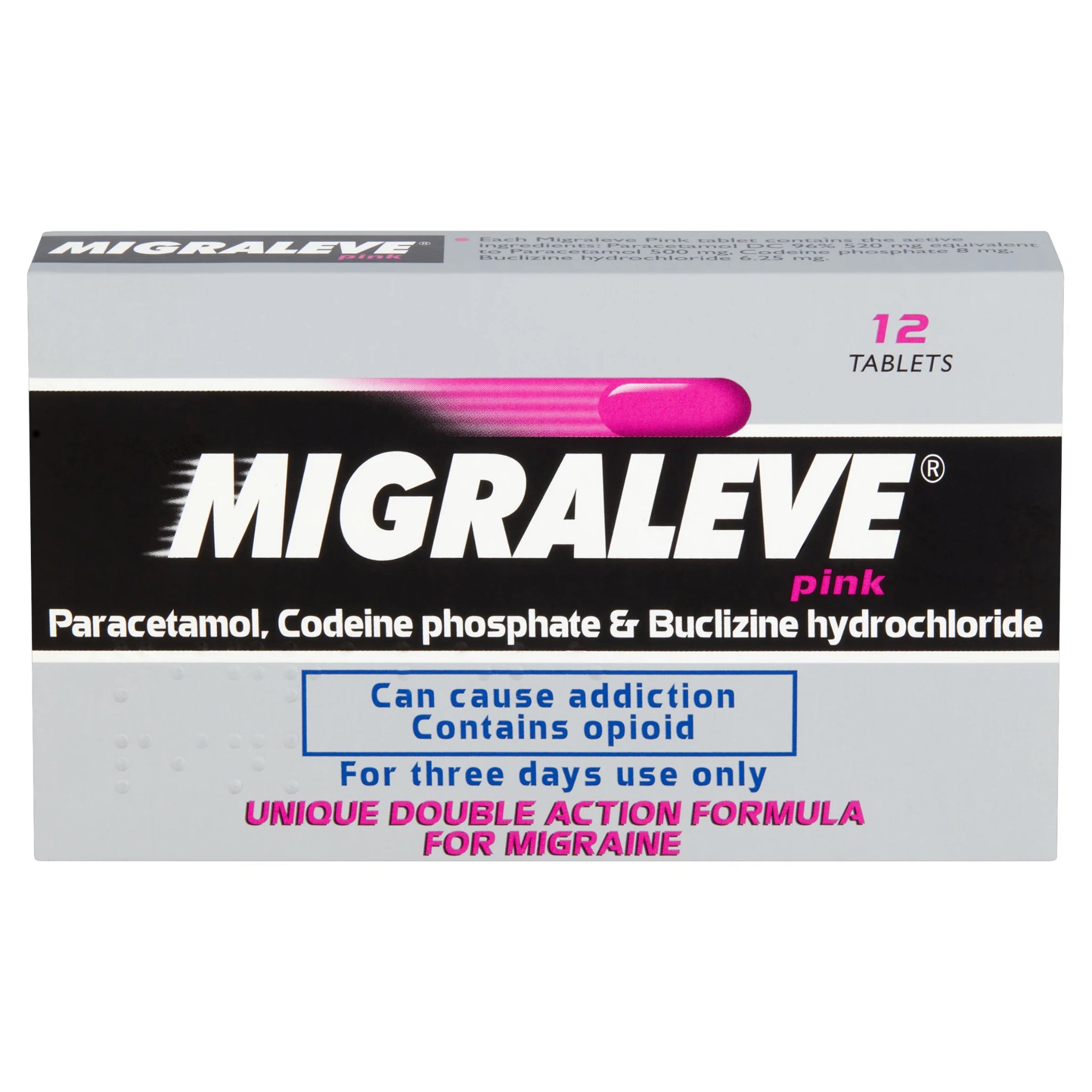 Migraleve Pink Tablets - 12 Tablets | Pain Relief & Painkillers ...