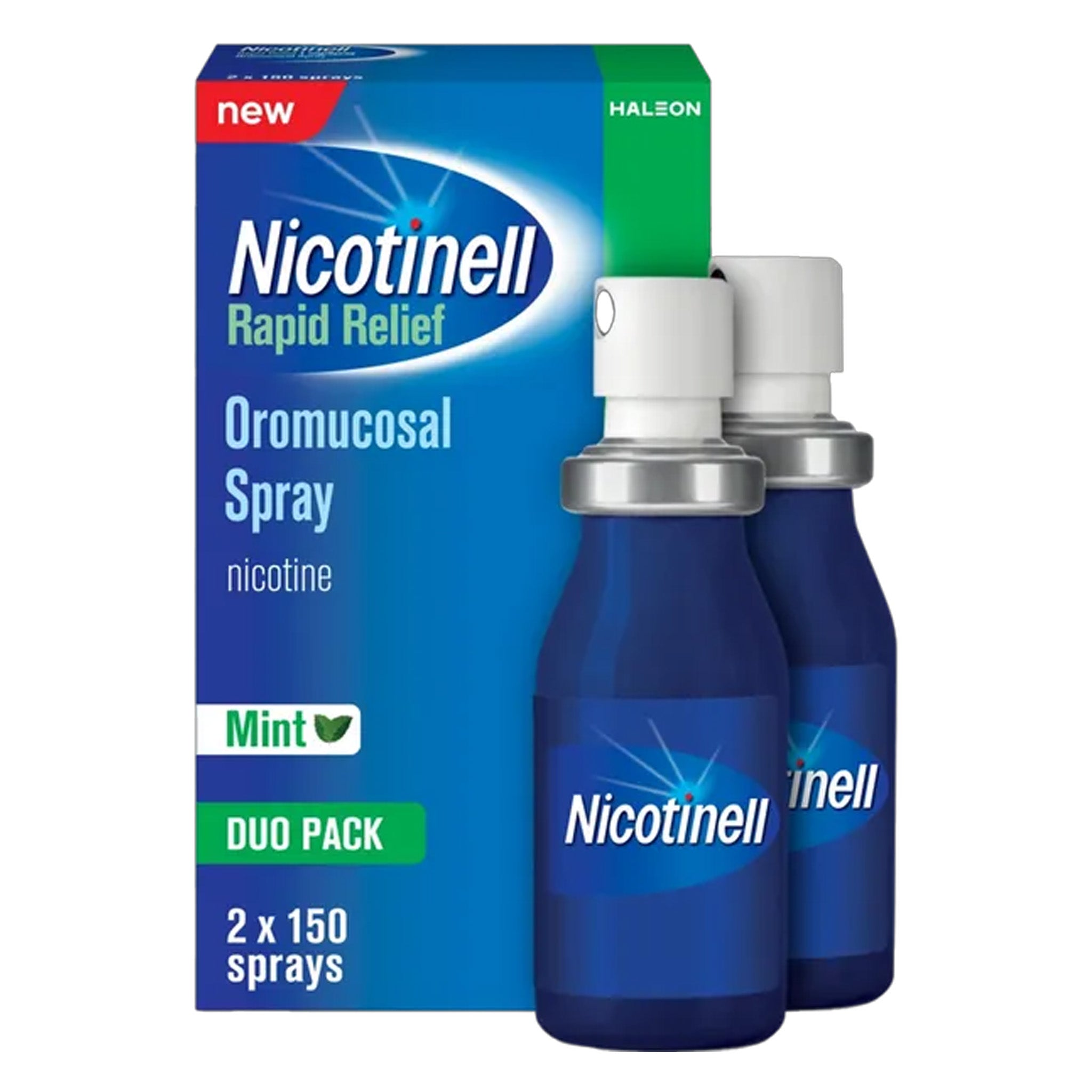 Nicotinell Spray - Mint 1mg - 150 Sprays - Duo Pack | Smoking Cessation ...