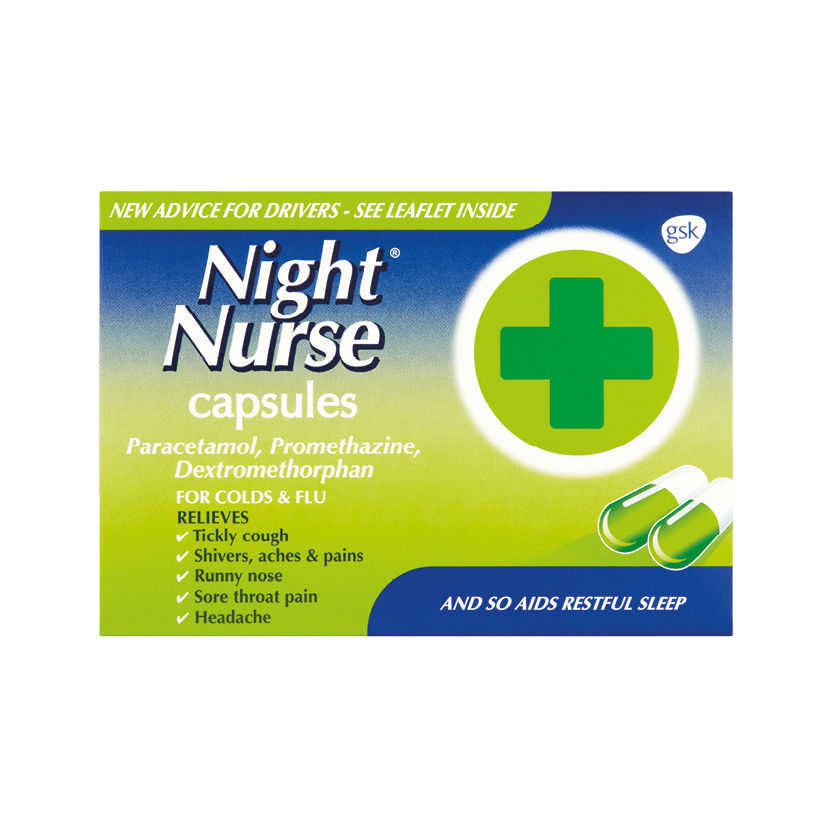 Night Nurse Capsules 10s | Cough, Cold and Flu | Rowlands Online Pharmacy