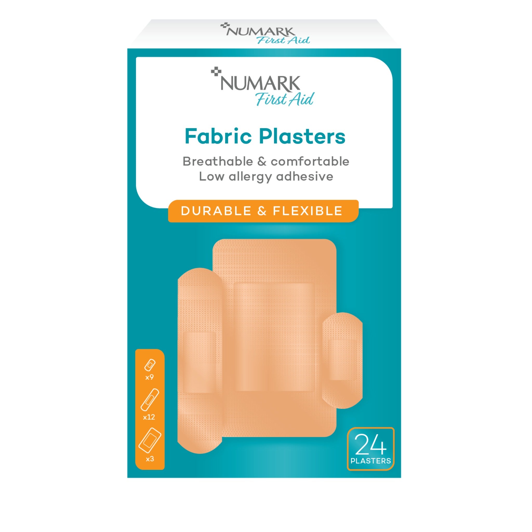Numark Assorted Fabric Plasters - 24 Plasters | First Aid – Rowlands ...