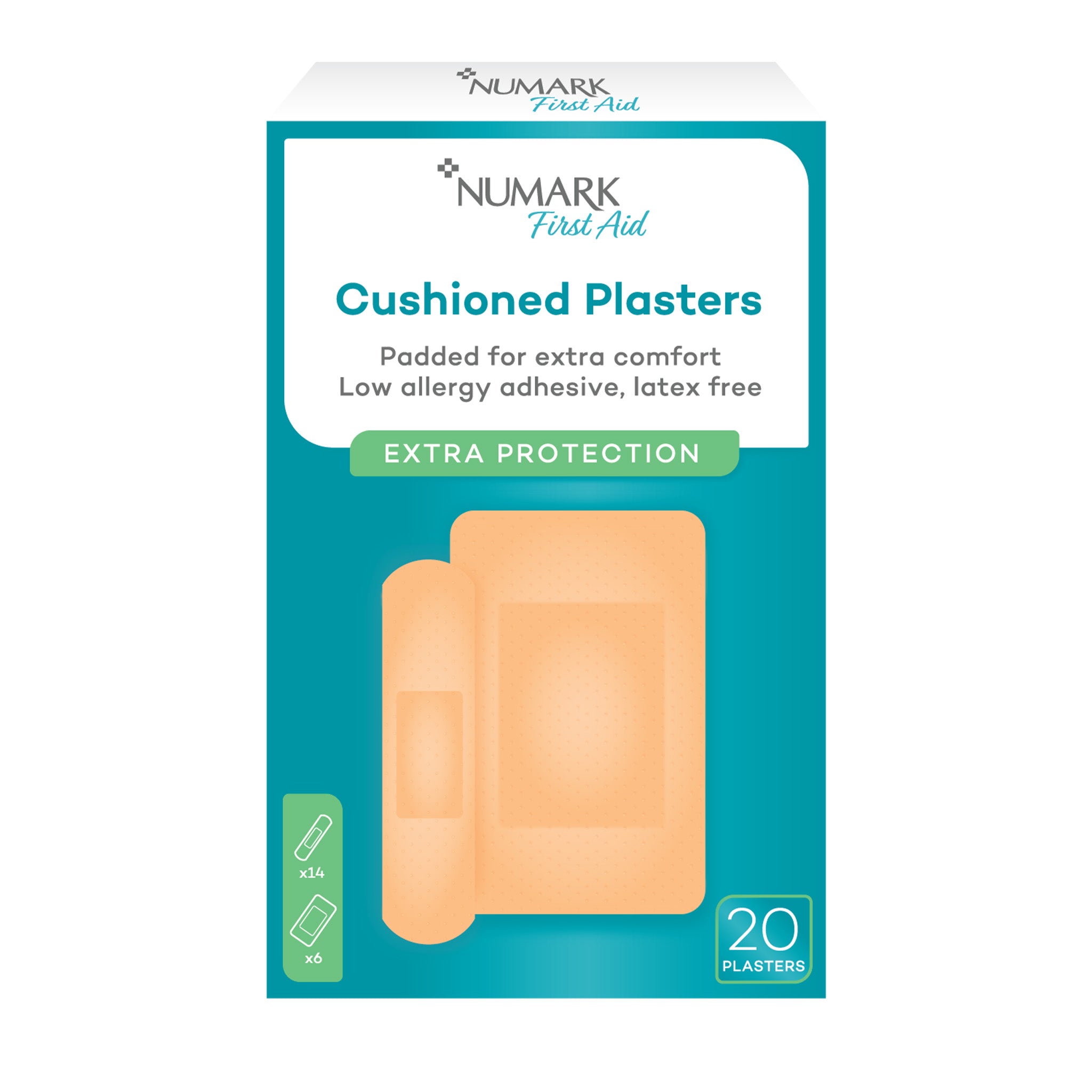 Numark Cushioned Plasters - 20 Pack | First Aid – Rowlands Online Pharmacy