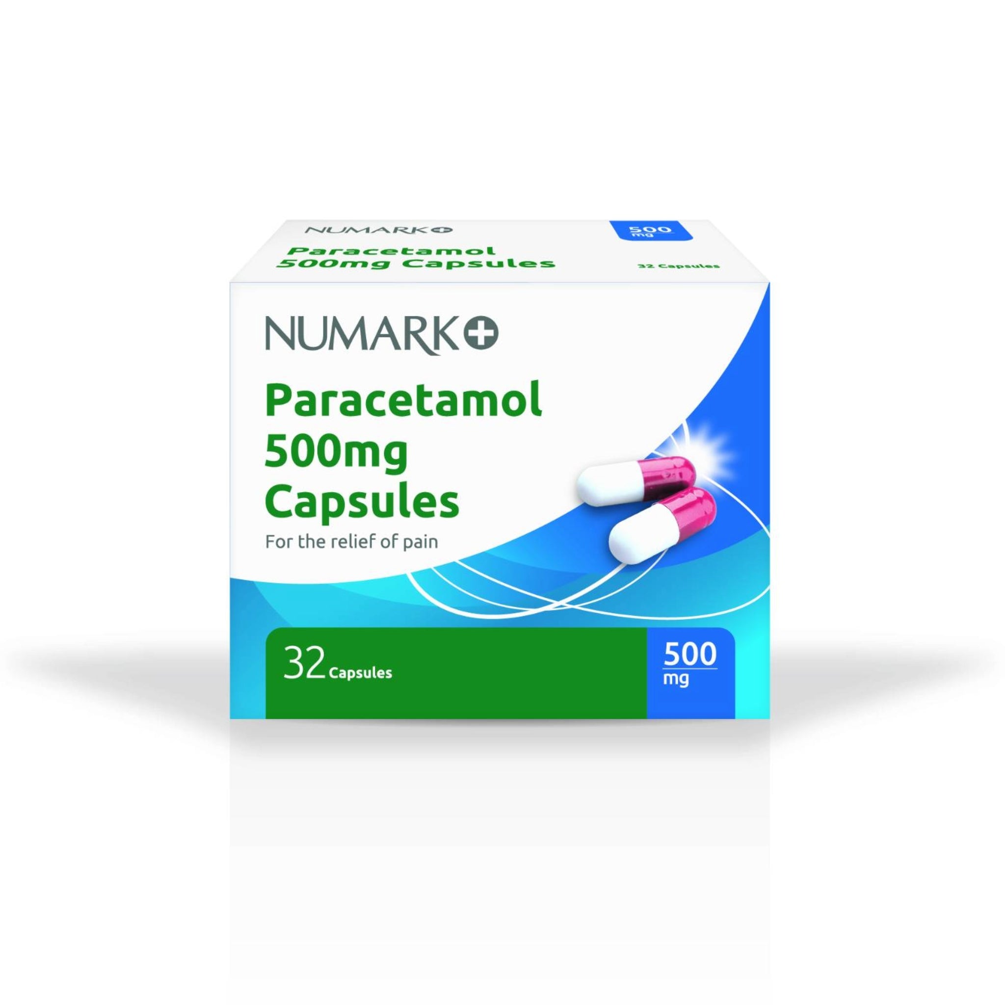 Numark Paracetamol Capsules – 32 Capsules | Pain Relief | Rowlands ...