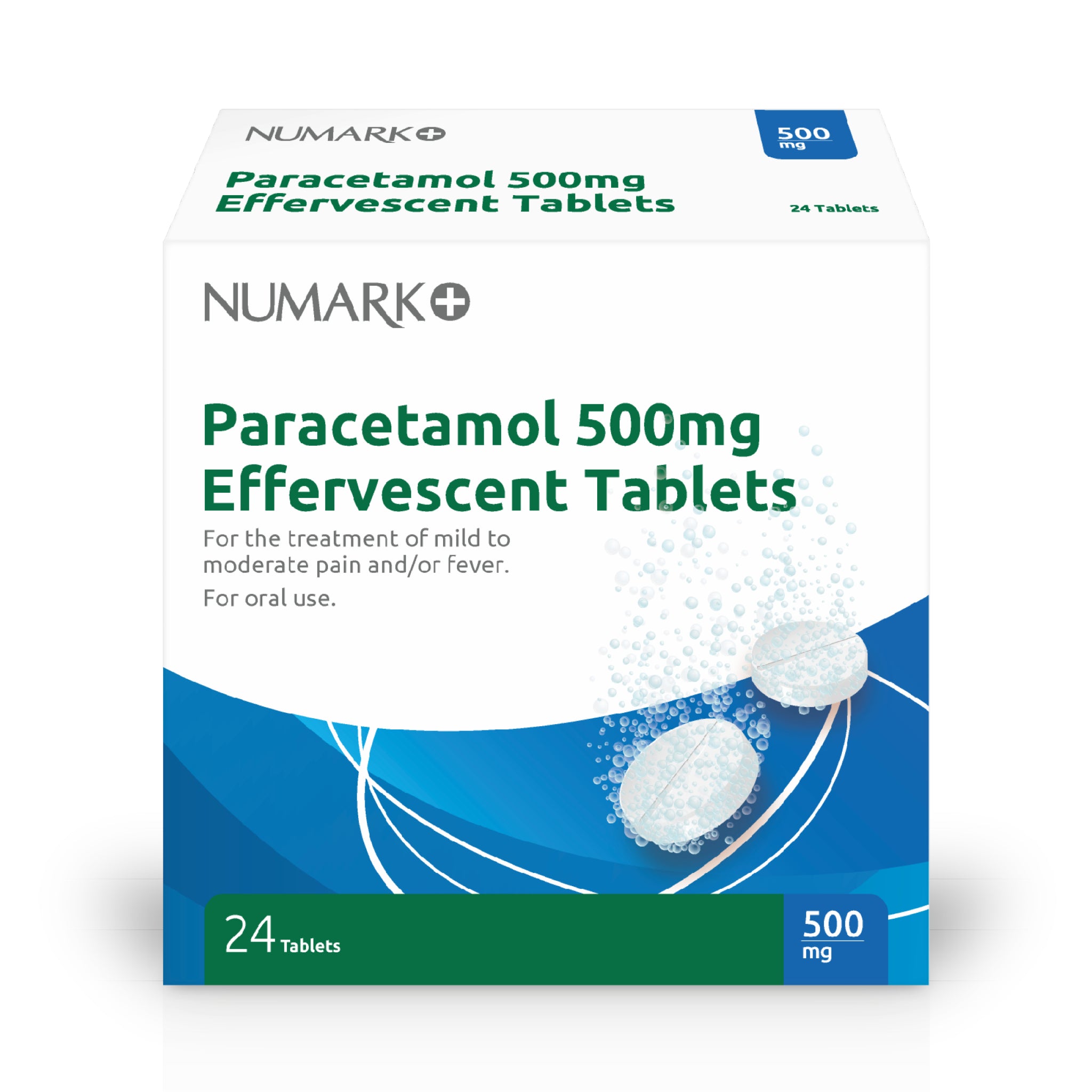 Numark Paracetamol Effervescent 500mg Tablets | Pain Relief | Rowlands ...