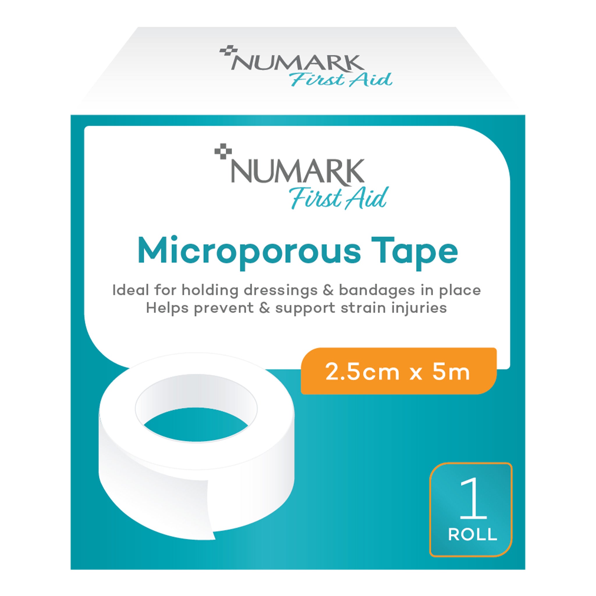 Numark Microporous Tape 2.5cm x 5m | First Aid – Rowlands Online Pharmacy