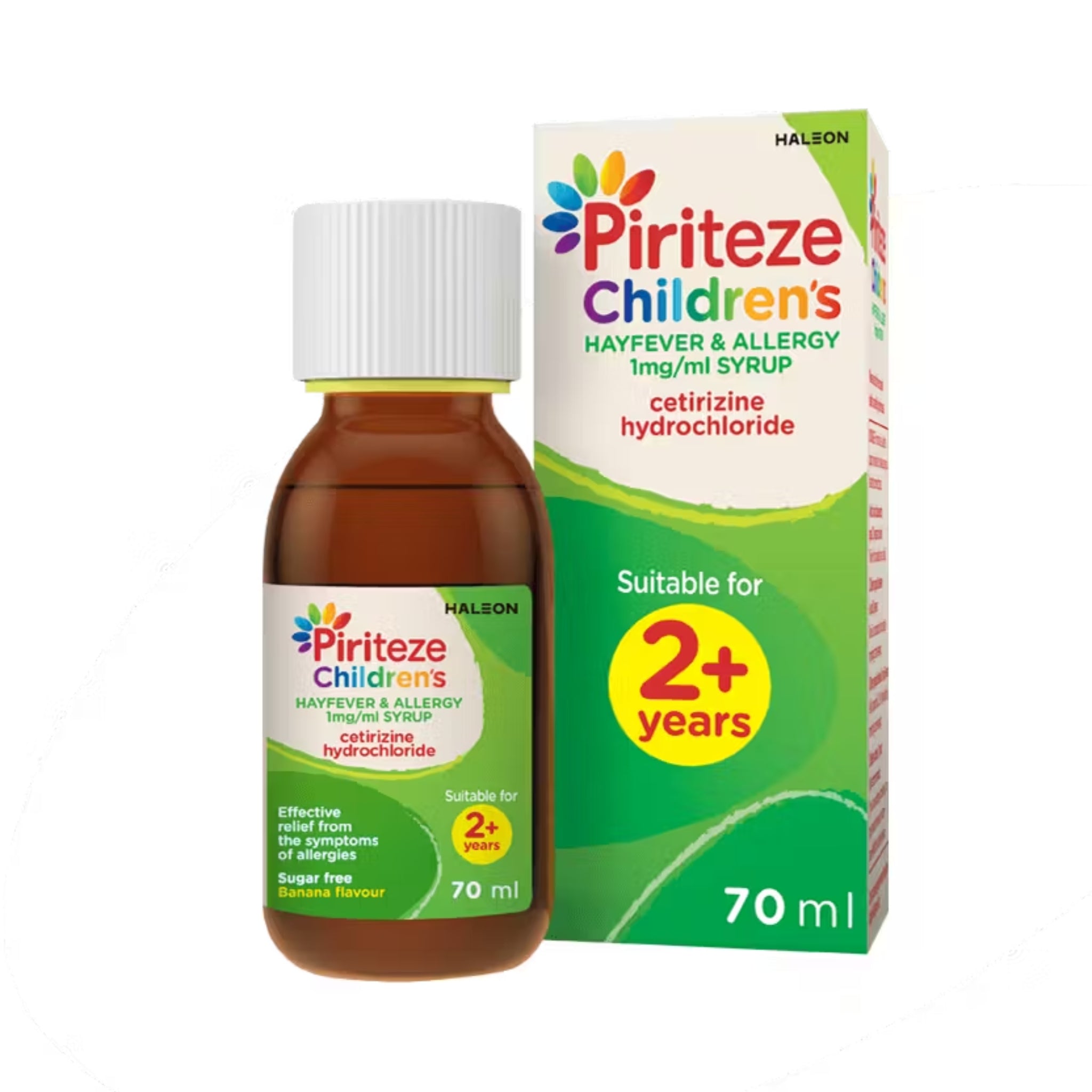 Piriteze Allergy Syrup 70ml | Allergies and Hayfever | Rowlands Online ...