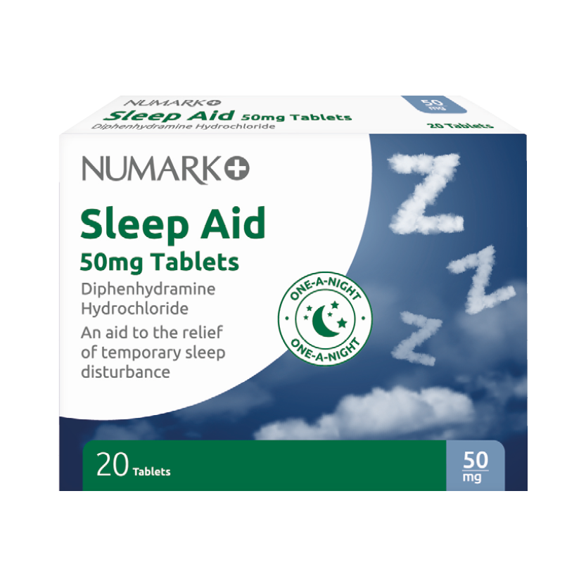 Numark Sleep Aid 50mg Tablets 20s | Sleep Aid | Rowlands Online Pharmacy