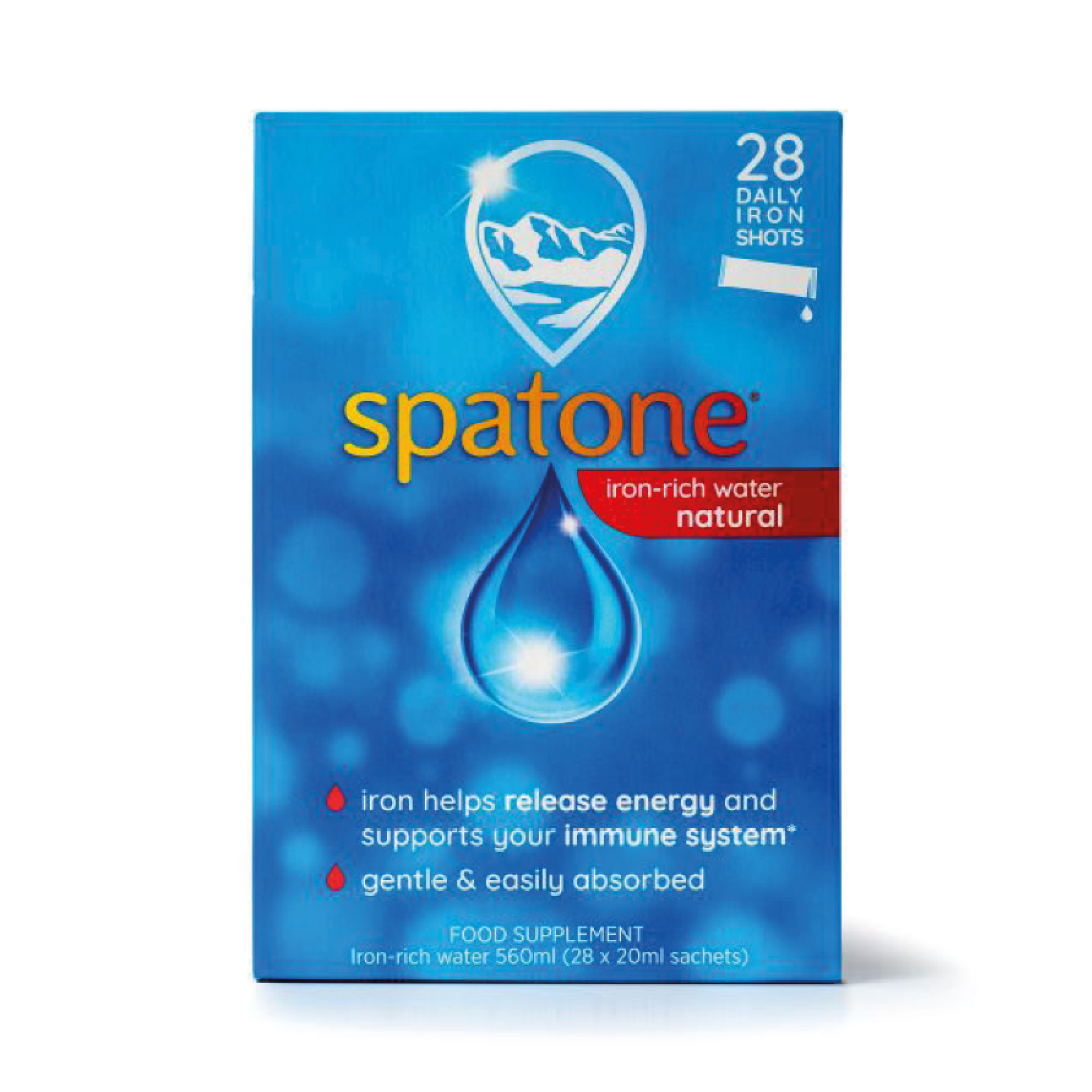 Spatone Daily Iron Shots 28 Sachets | Vitamins and Supplements ...