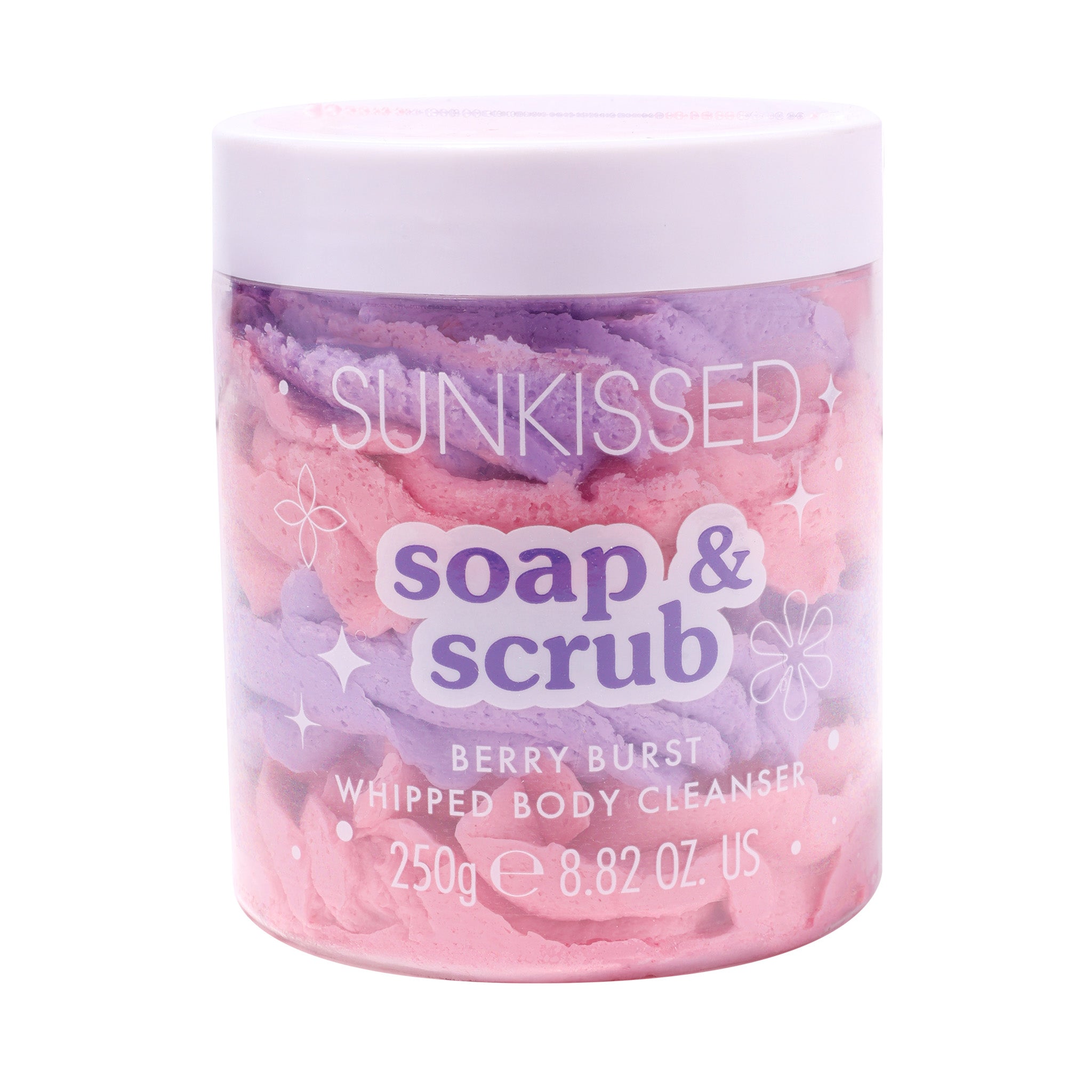 Sunkissed Soap & Scrub Berry Burst Whipped Body Cleanser | All Year ...