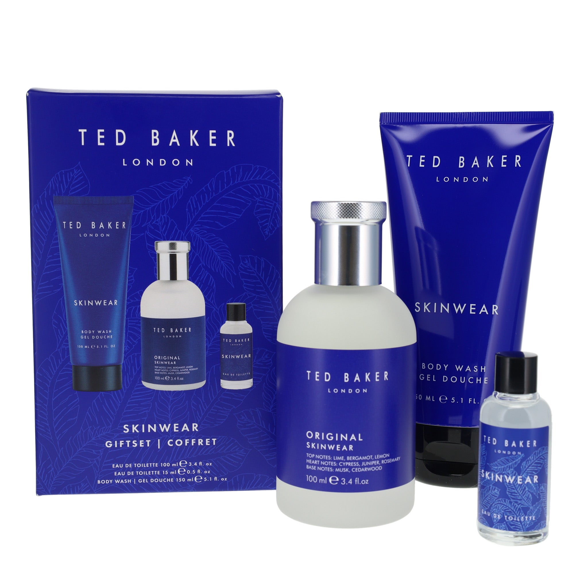 Ted Baker Original Skinwear Eau de Toilette Spray 100ml Gift Set For ...